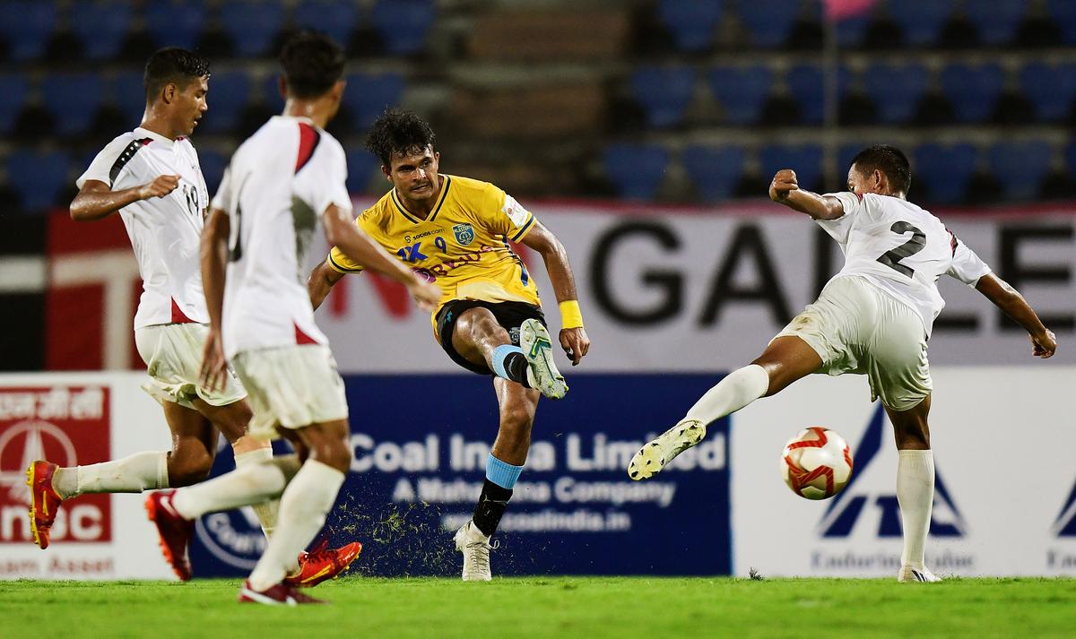 Aimen’s brace blasts Kerala past NorthEast United - The Hindu