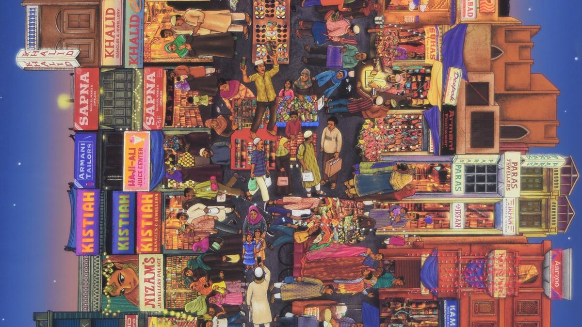 Orijit Sen’s ‘Heart-ich Hyderabad’, on view at Kalakriti art gallery ...