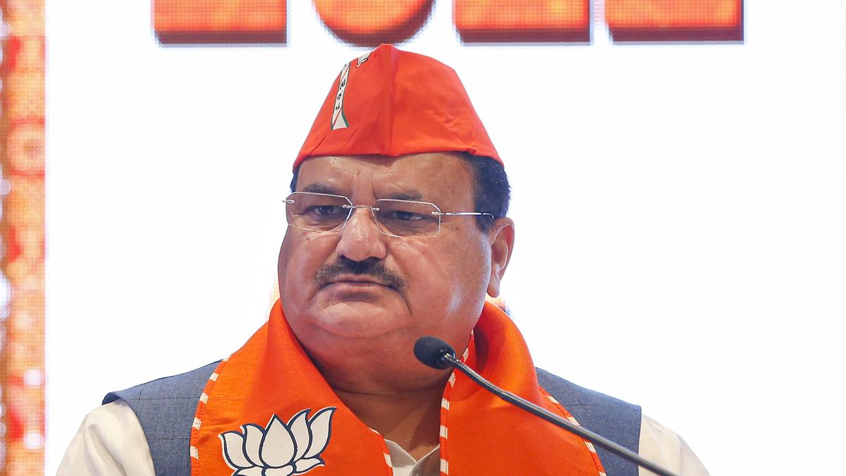 Gujarat polls | State's responsibility to check anti-national forces: BJP chief Nadda - The Hindu