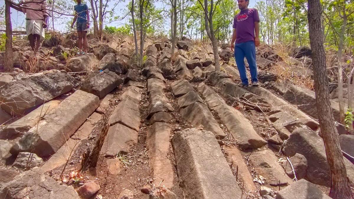 Columnar Basalt site found in Telangana’s Asifabad - The Hindu