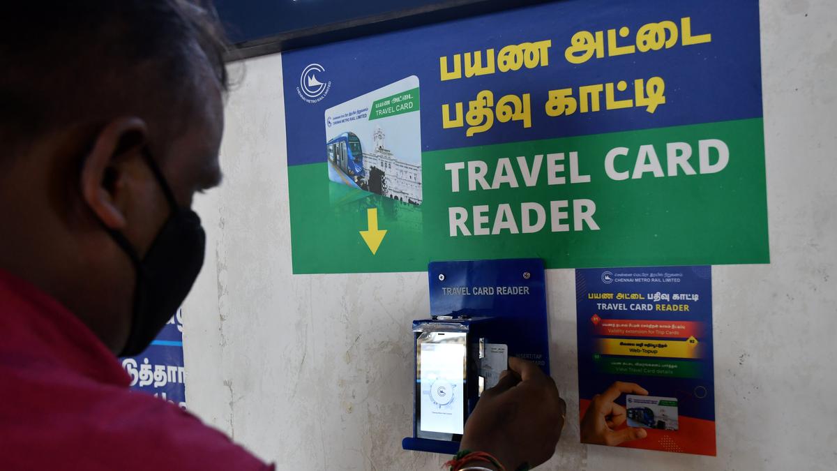 About 64% of Chennai Metro commuters use smart cards, sale of tokens ...