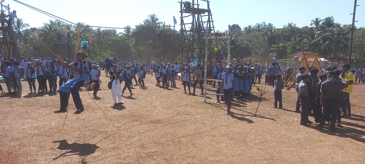 Cadets enjoy adventure activities at jamboree - The Hindu