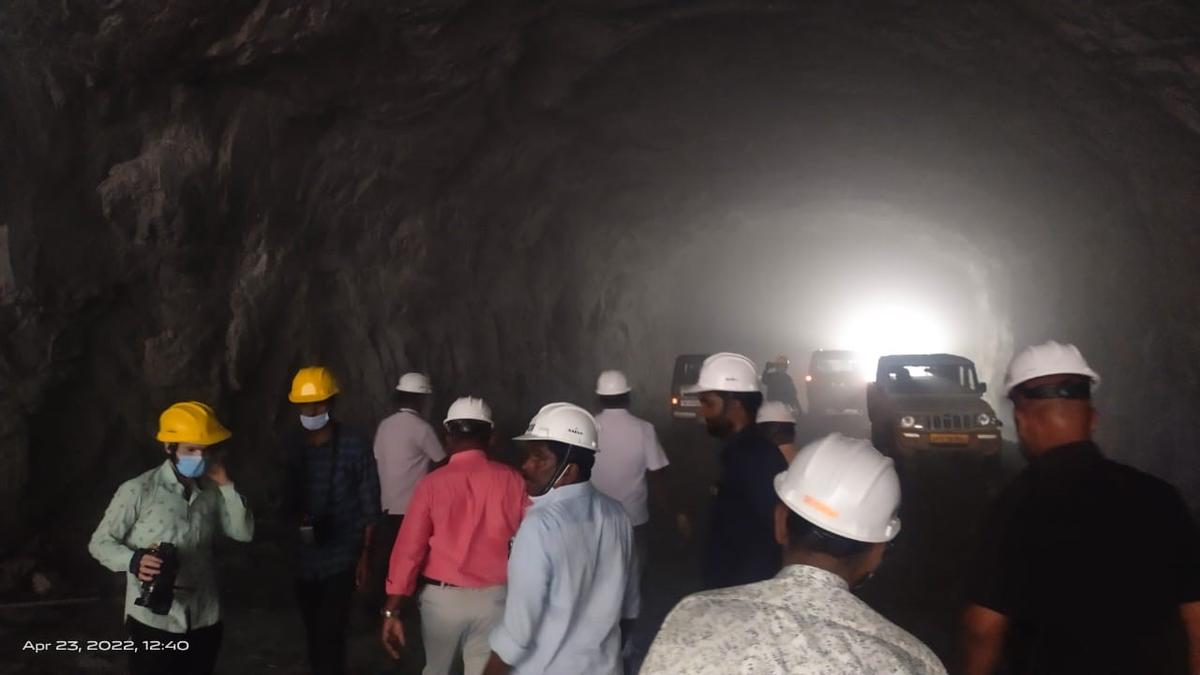 TWAD Board completes tunnelling work in Pilloor III project - The Hindu