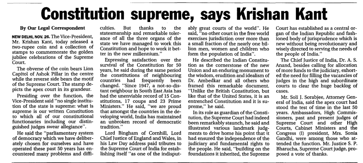 Constitution day: Changing nature of observance through The Hindu’s ...