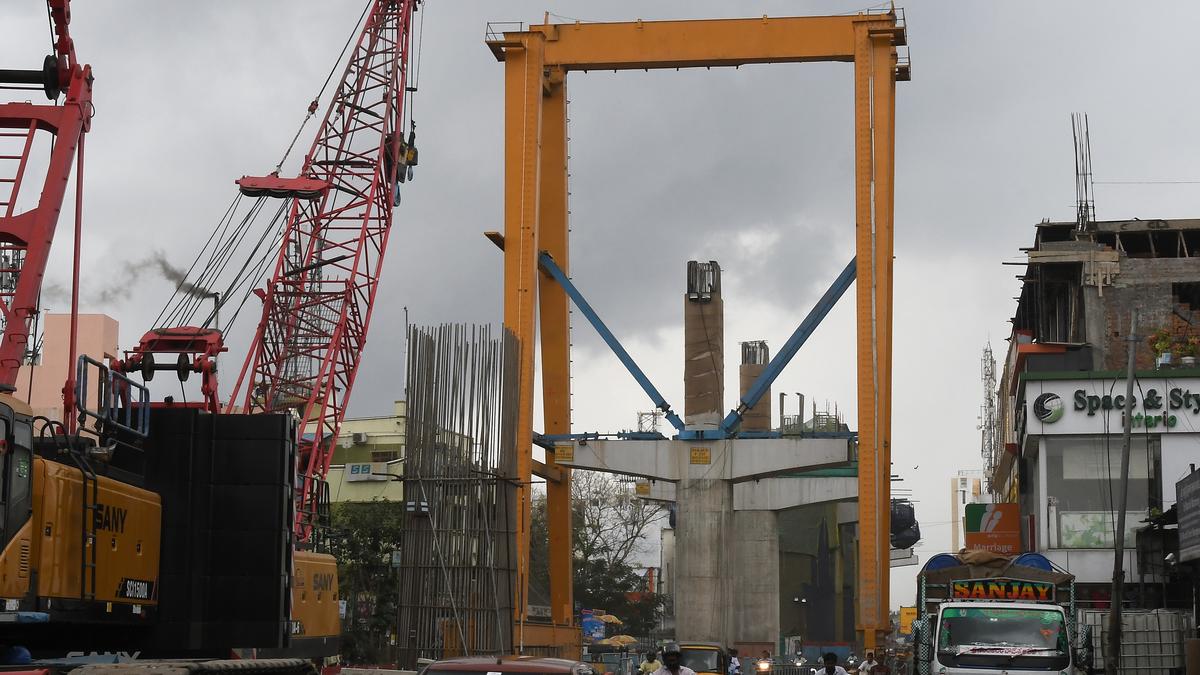 Traffic diversion for one week on Chennai’s arterial Arcot Road - The Hindu