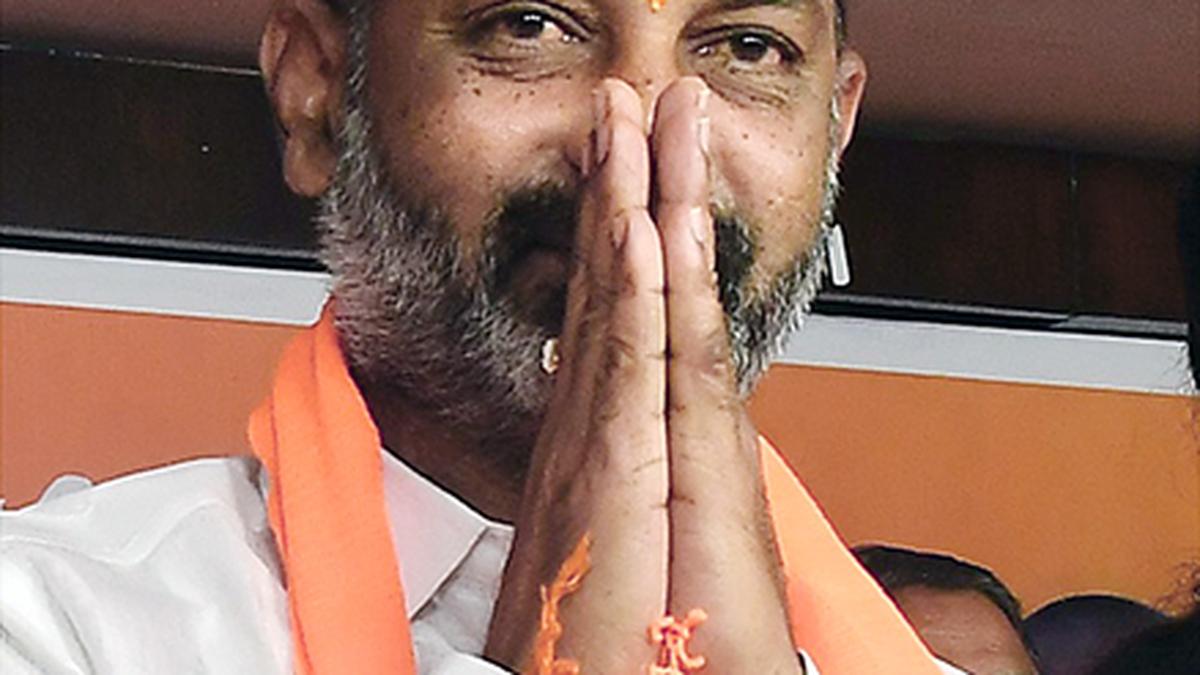 KCR will go to polls as per schedule, says Bandi Sanjay Kumar - The Hindu