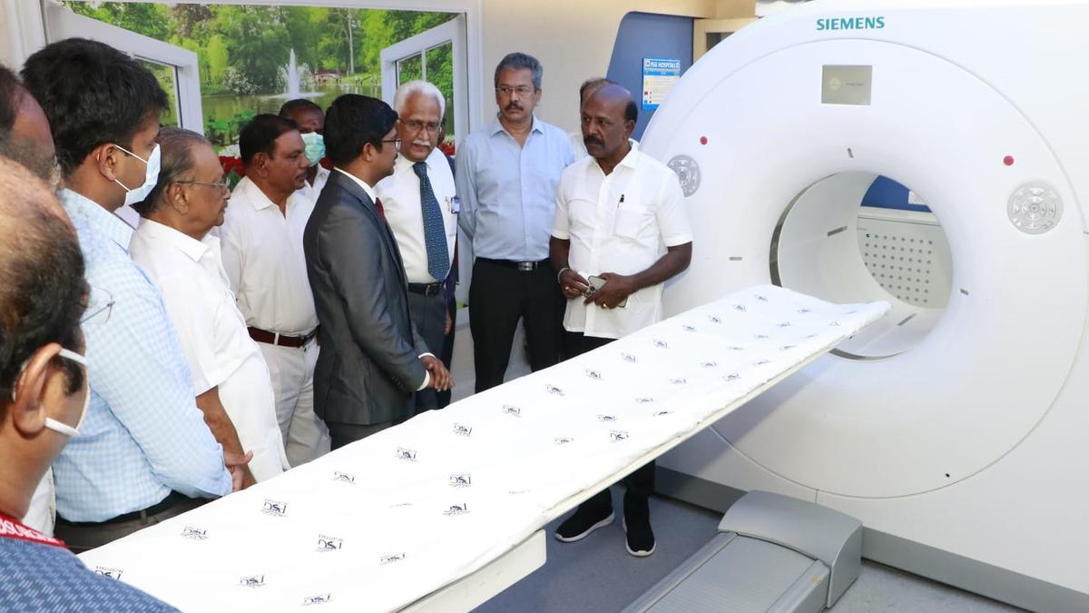 Minister inaugurates nuclear medicine dept. at PSG Hospitals - The Hindu