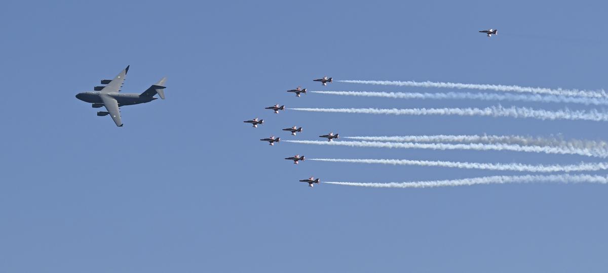 Air show rehearsal a hit in Chennai - The Hindu