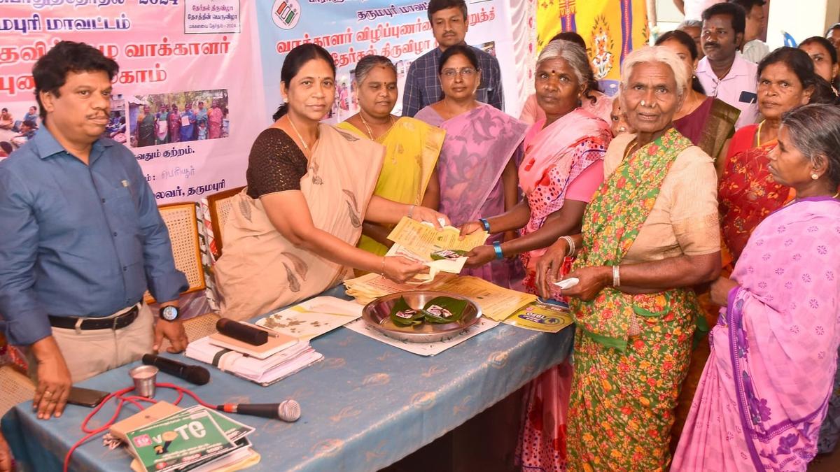 Lok Sabha Polls | Dharmapuri Collector lures voters with betel nuts and ...