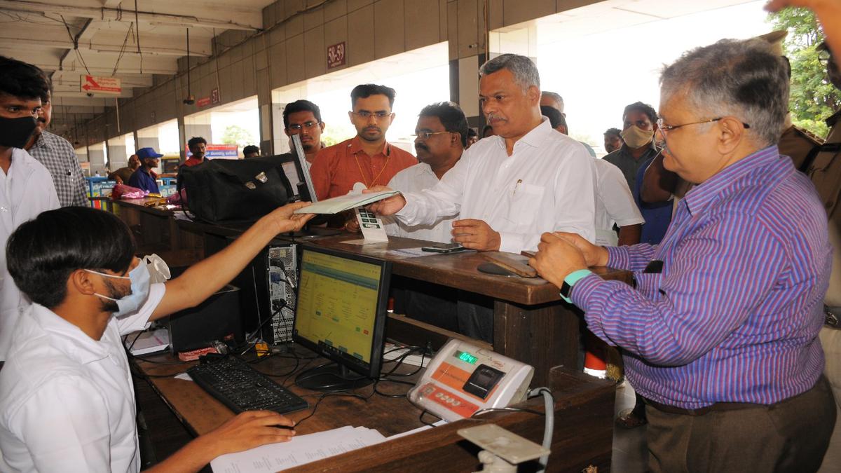 APRTC MD promotes cargo service in a novel way - The Hindu