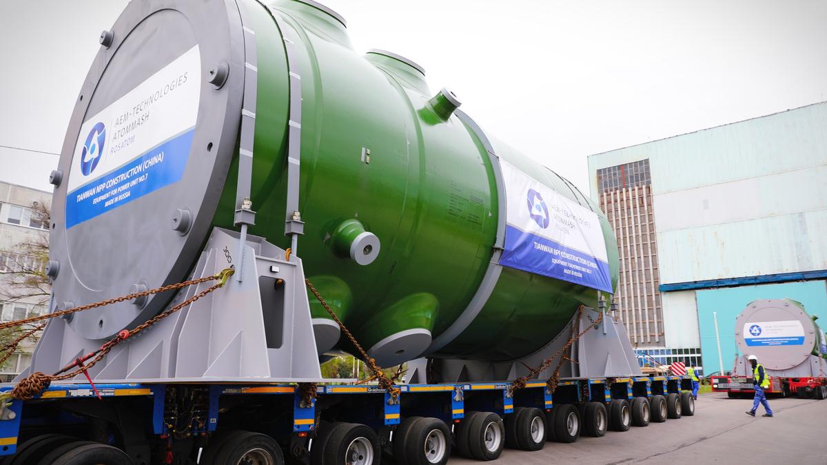 Steam generators, reactor pressure vessel for Kudankulam reactor 5 ...