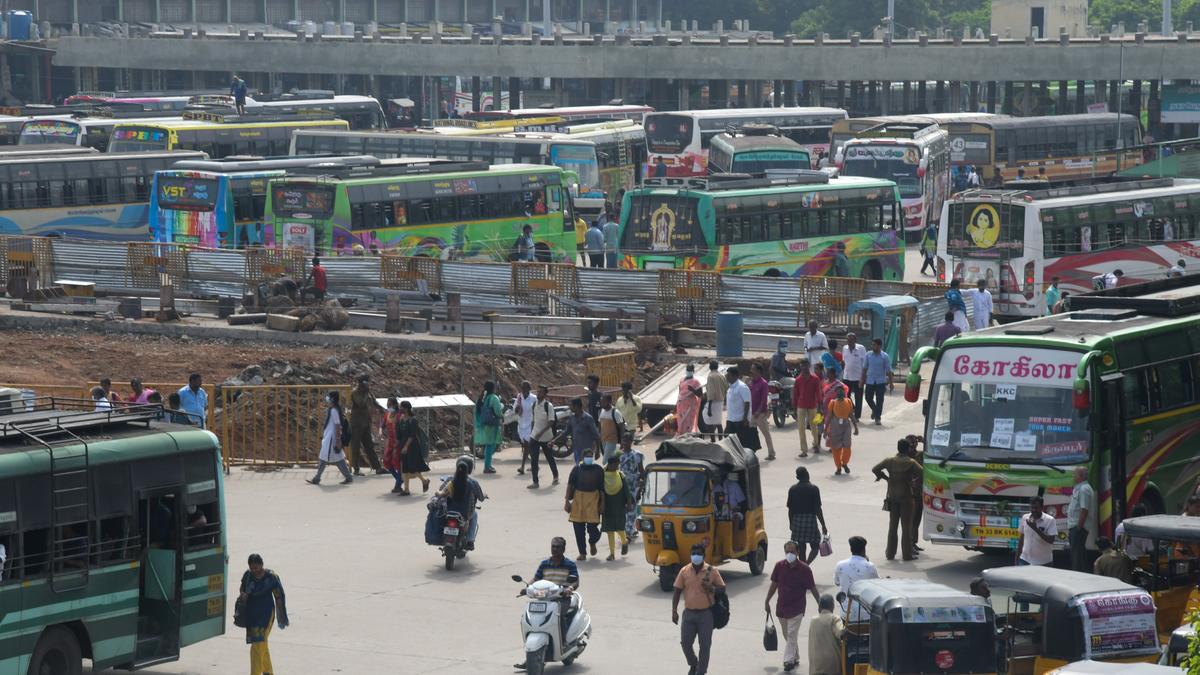 Development works at Erode bus terminal to be over by March next - The ...