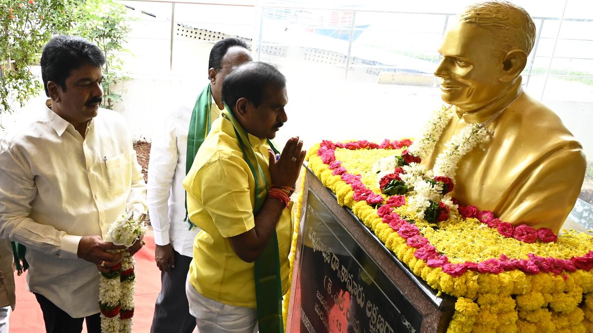 K.L. Rao’s birth anniversary observed in Vijayawada - The Hindu