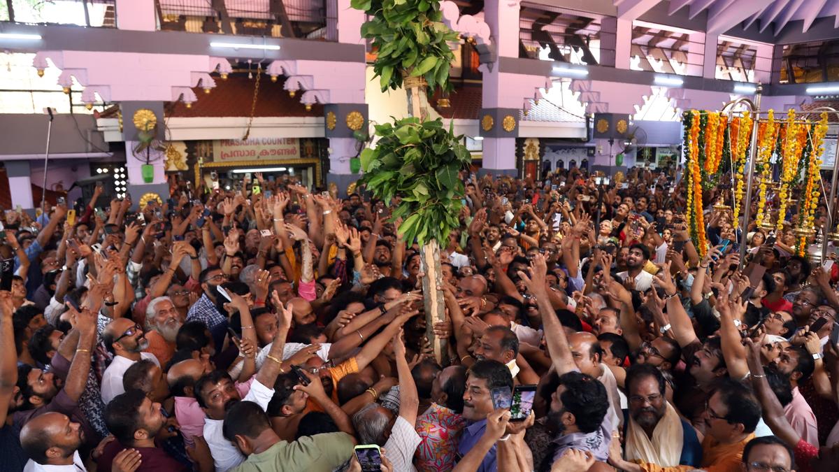 Thrissur Pooram festivities begin with flag hoisting ceremonies across ...