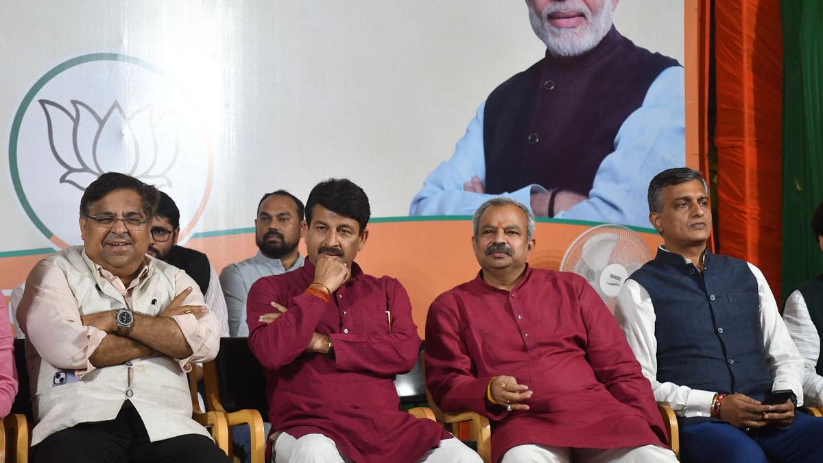 BJP, AAP launch theme songs for municipal poll campaign - The Hindu