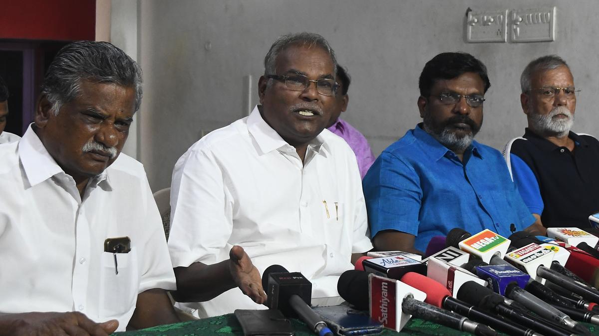 VCK, Left parties to protest against PM - The Hindu