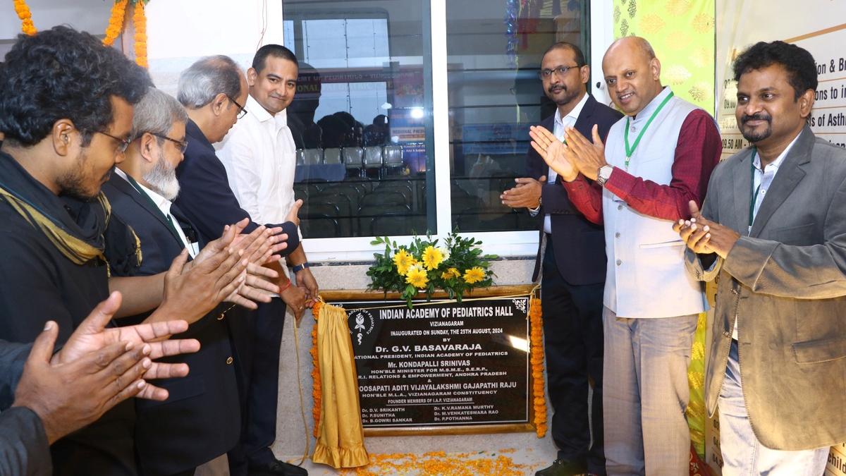 Paediatrics hall inaugurated at IMA building in Vizianagaram - The Hindu