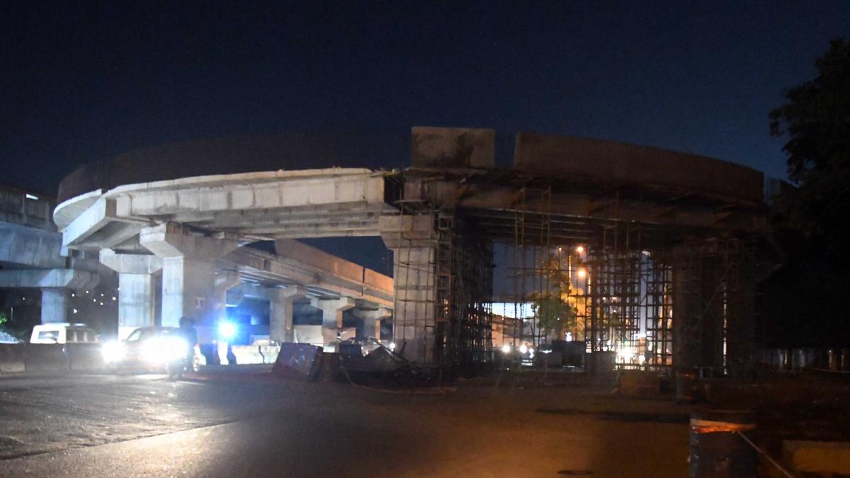 U-shaped flyover on OMR to be completed by May end - The Hindu