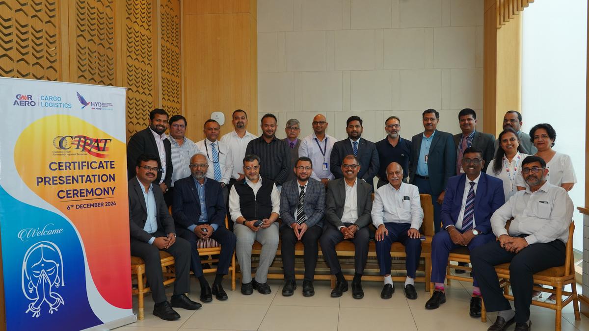 GMR Hyderabad Air Cargo secures CTPAT certification - The Hindu