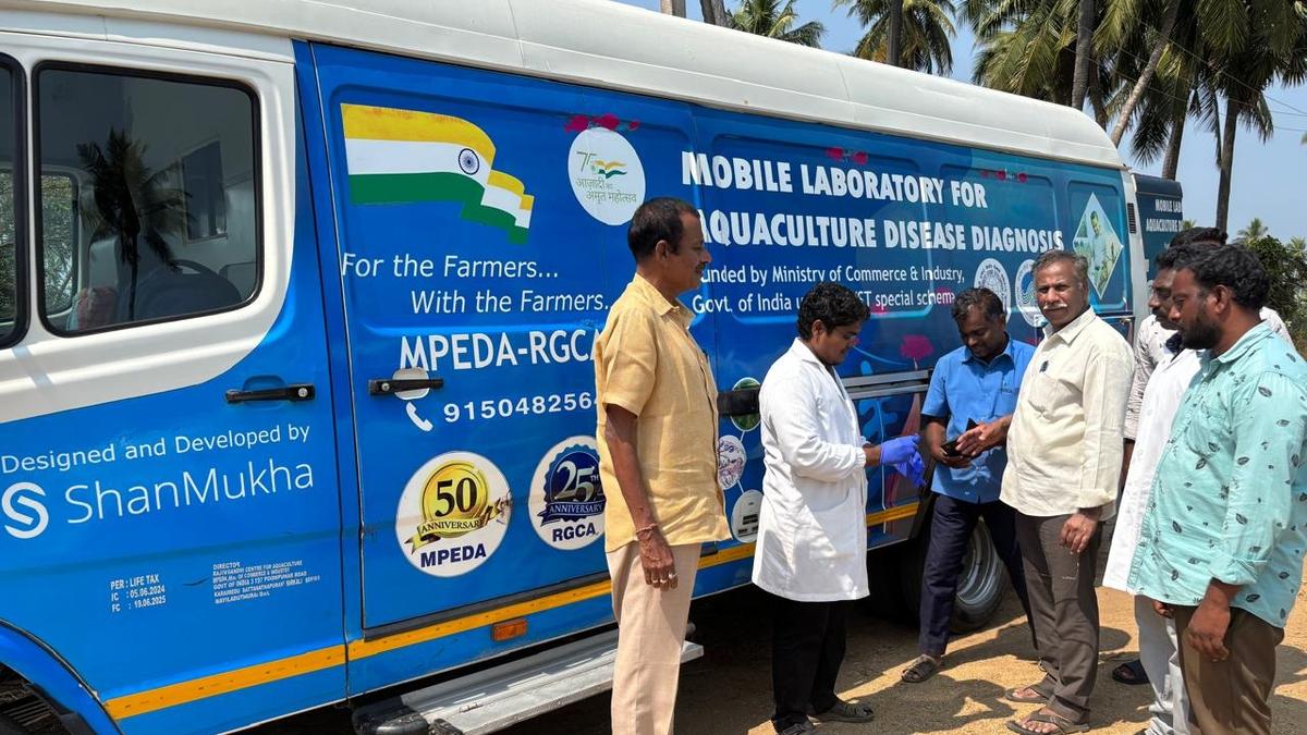 MPEDA scientists arrange mobile lab to diagnose diseases, suggest ...