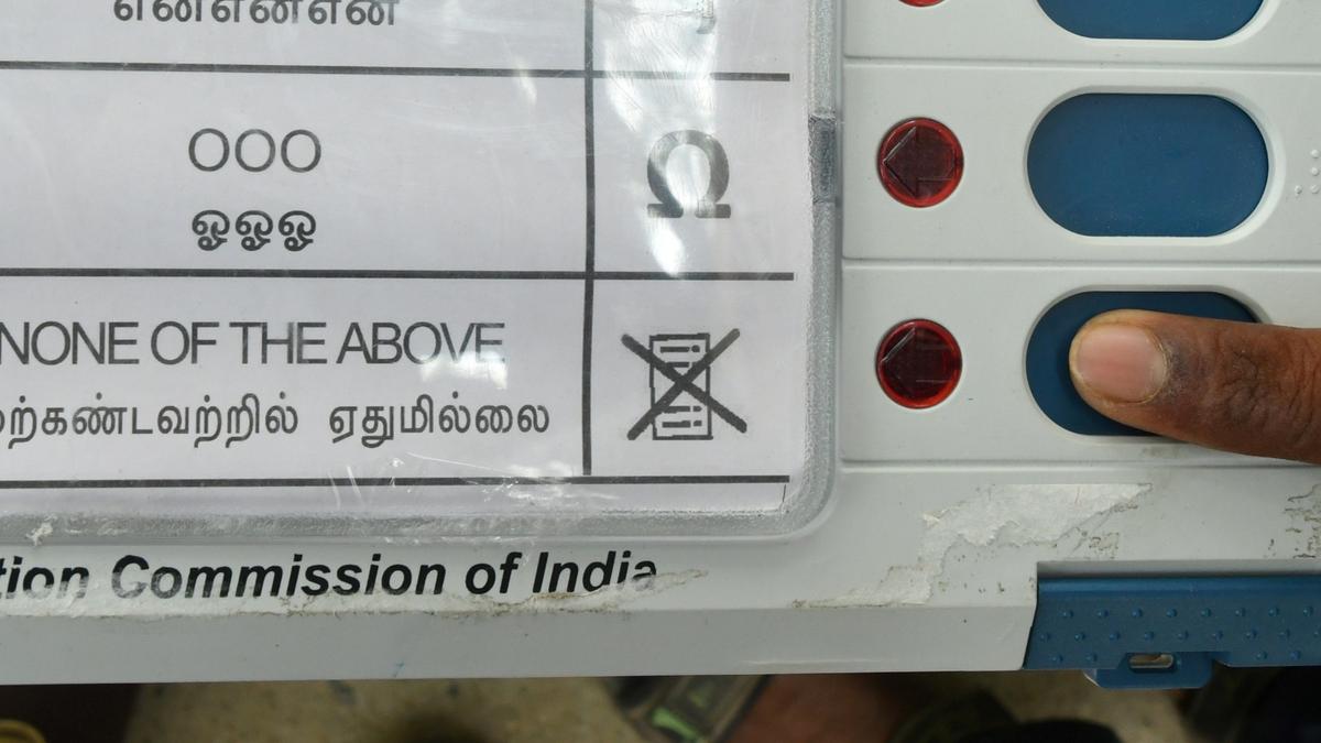 On plea for fresh elections in places where NOTA emerges winner, SC ...