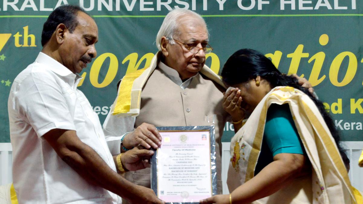 Vandana Das awarded MBBS degree posthumously - The Hindu