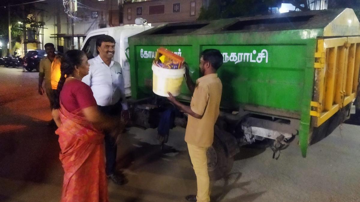 Coimbatore’s Ward 64 introduces nightly waste collection to combat open ...