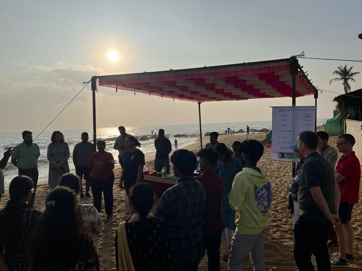 ‘Scrap shops’ pop up at beach clean-ups along the Chennai coast - The Hindu