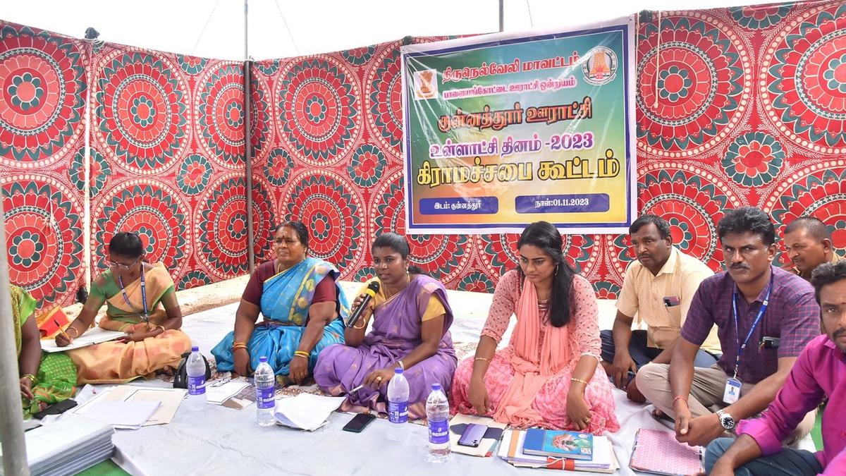 Gram Sabha meetings held in village panchayats in southern districts to ...