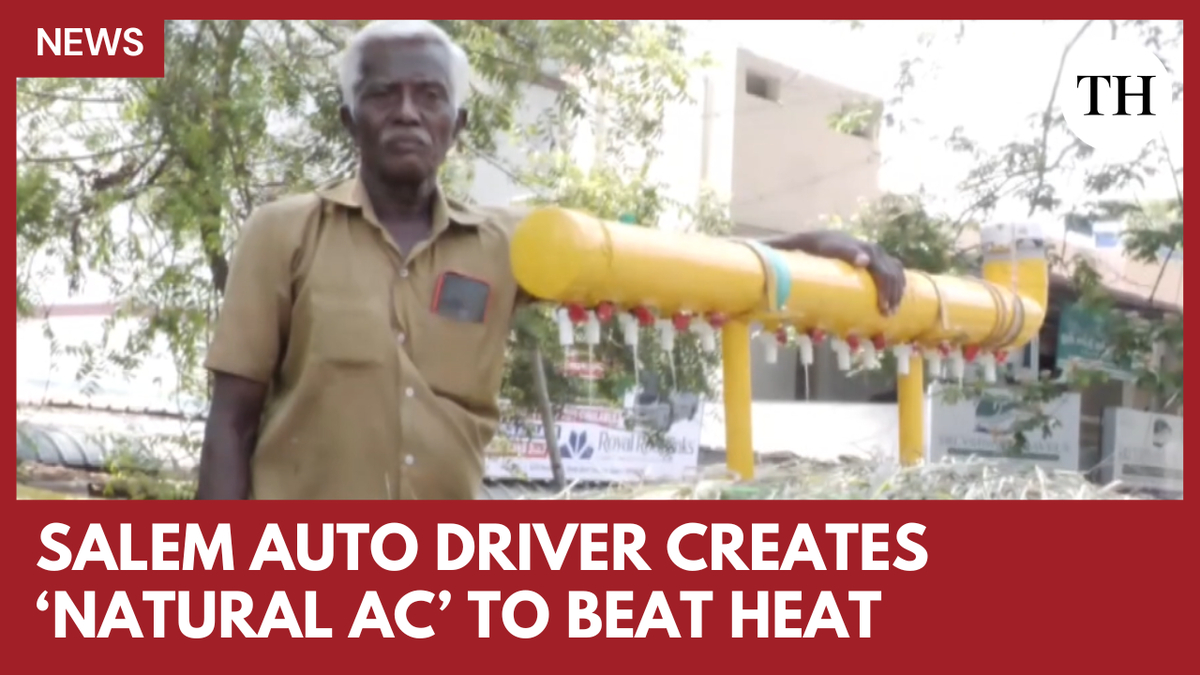 Watch: Salem auto driver creates ‘natural AC’ in vehicle to beat ...