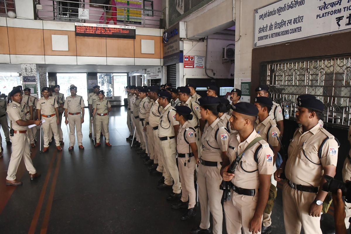 Trains resume by noon at Visakhapatnam railway station - The Hindu