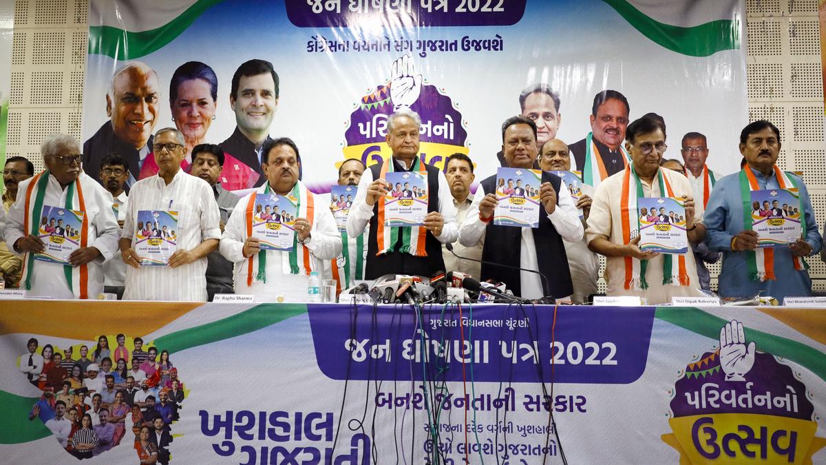 Congress announces a jumbo team of poll observers for Gujarat Assembly ...