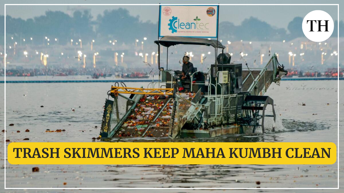Watch: Maha Kumbh: Trash skimmers, sanitation workers keep Sangam clean ...