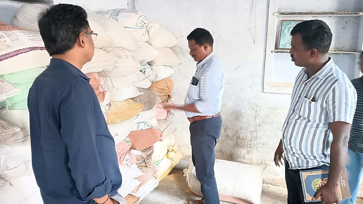 2,660 kg of ration rice stocked at house seized - The Hindu