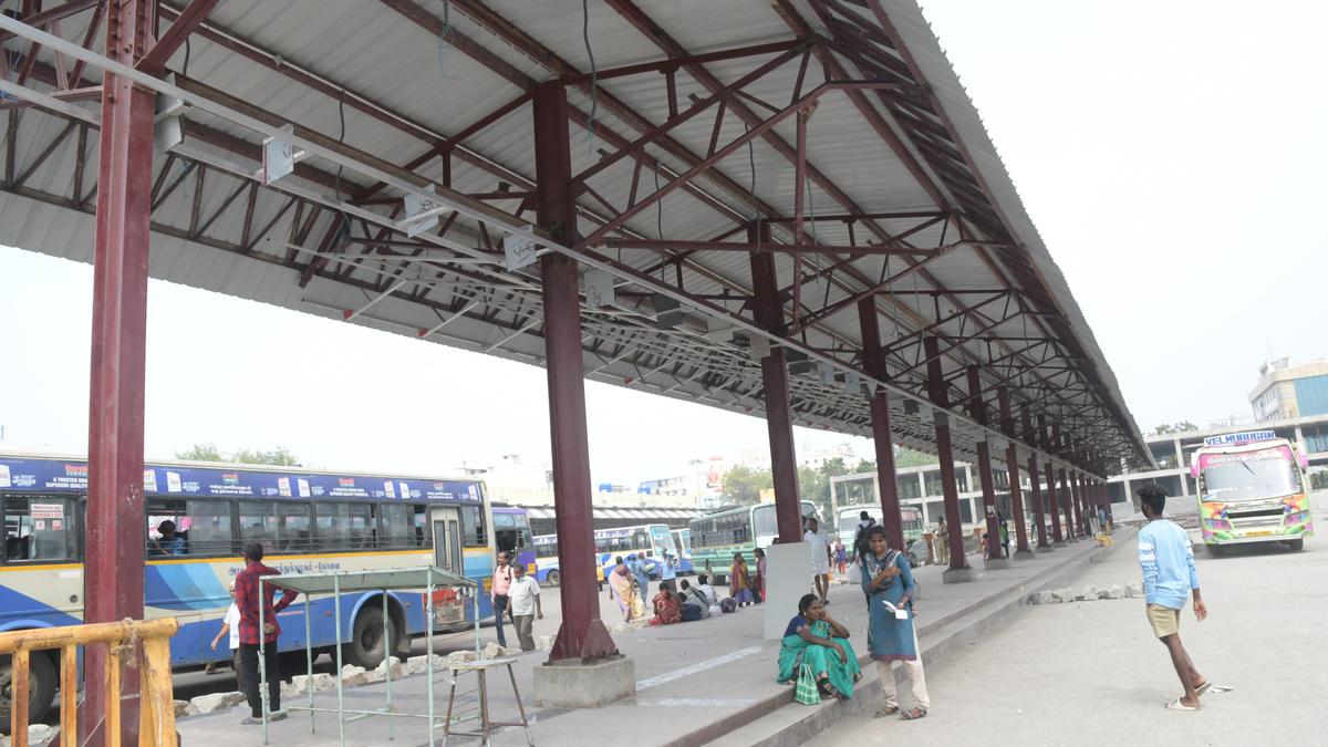 Erode central bus terminus modernisation works to be completed by March ...