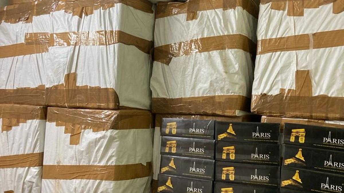 Customs officials seize foreign brand cigarettes worth ₹90 lakh - The Hindu
