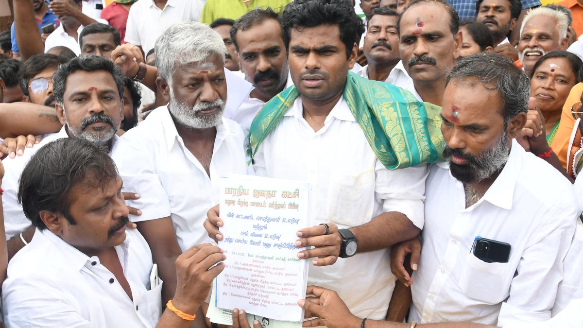 Illam Thedi Kalvi has many similarities to NEP, says Annamalai - The Hindu