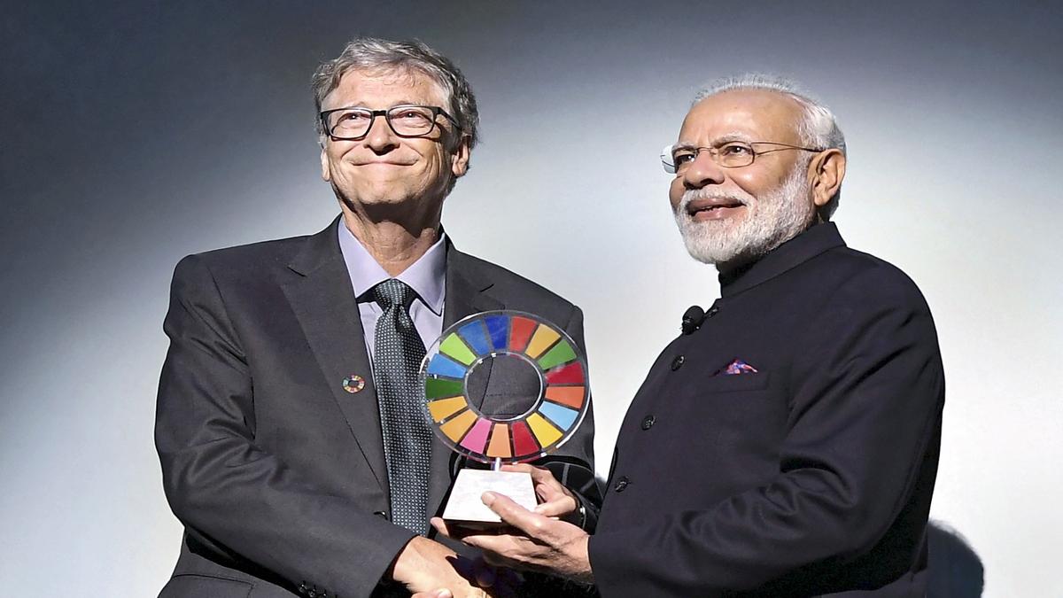 Bill Gates hails PM Modi for prioritising healthcare, digital ...