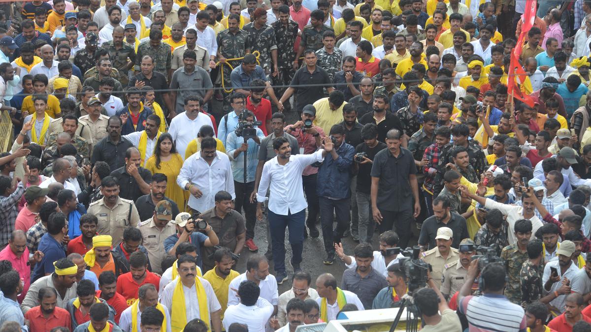 Lokesh promises daily supply of safe drinking water to Ongole of Andhra ...