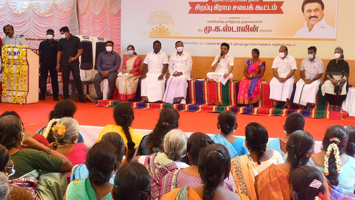 Stalin wants government schemes to reach people in all villages - The Hindu