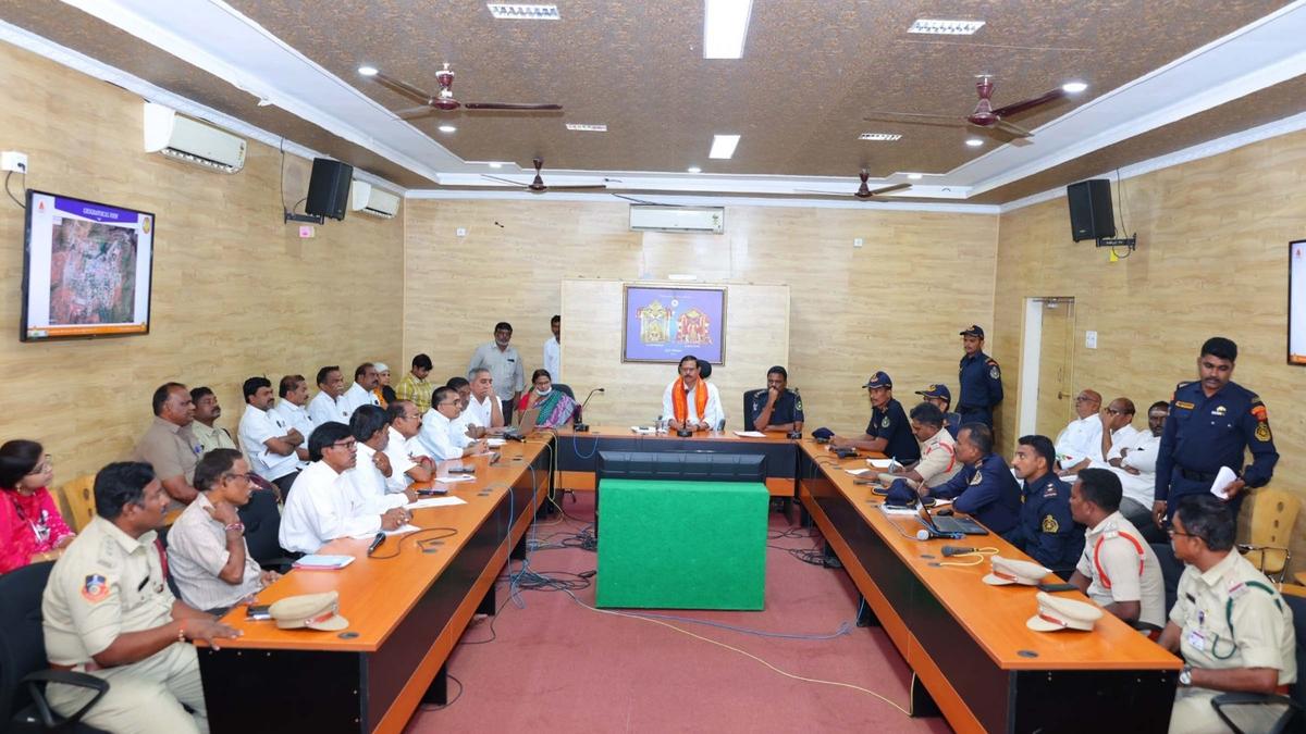 OCTOPUS reviews security measures at Srisailam temple - The Hindu