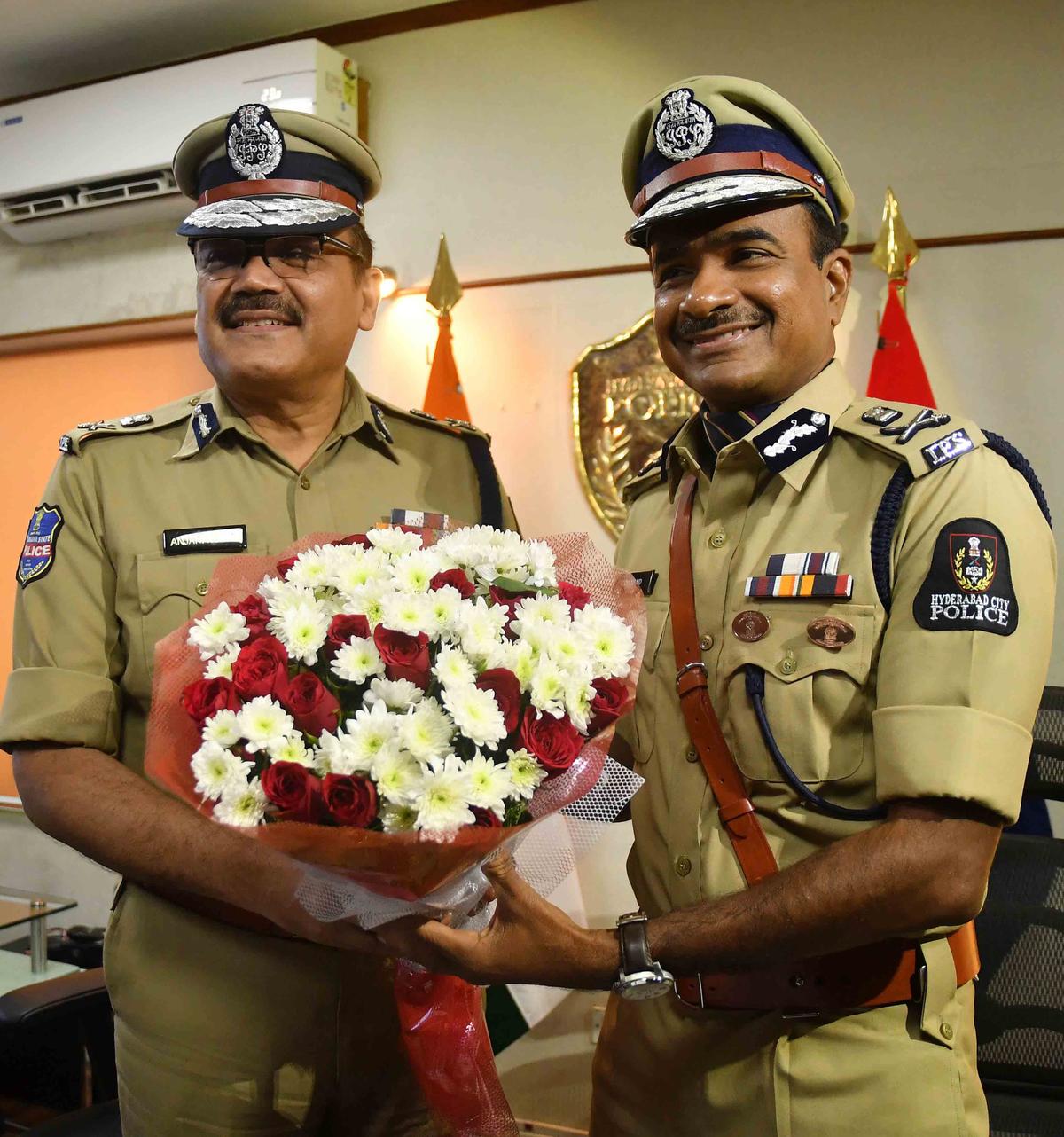 C.V. Anand takes charge as Hyderabad Police Commissioner - The Hindu