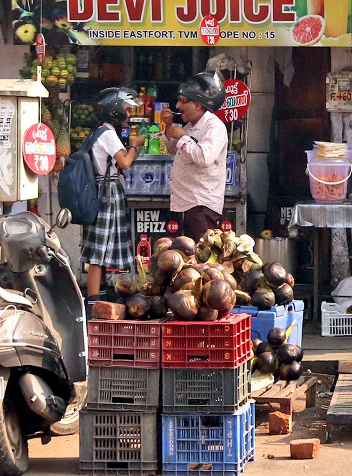 ‘Nongu’ sellers in Thiruvananthapuram are having a field day as ...