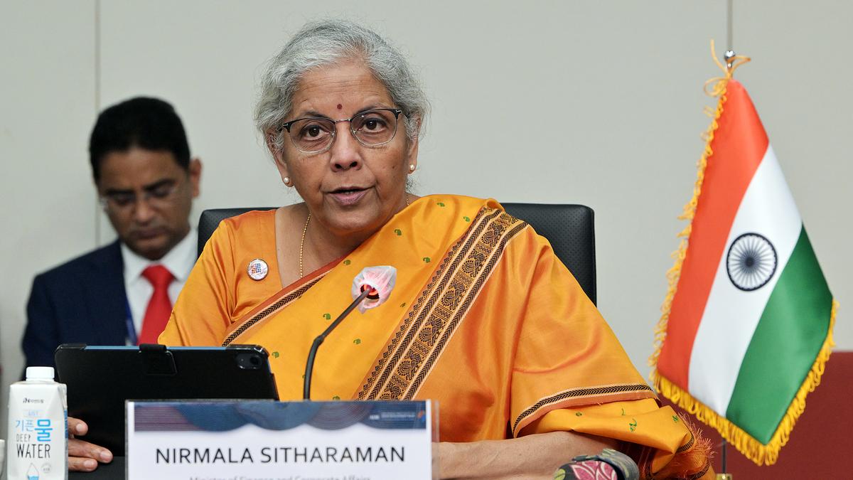 Finance Minister Nirmala Sitharaman to review state of economy at FSDC ...