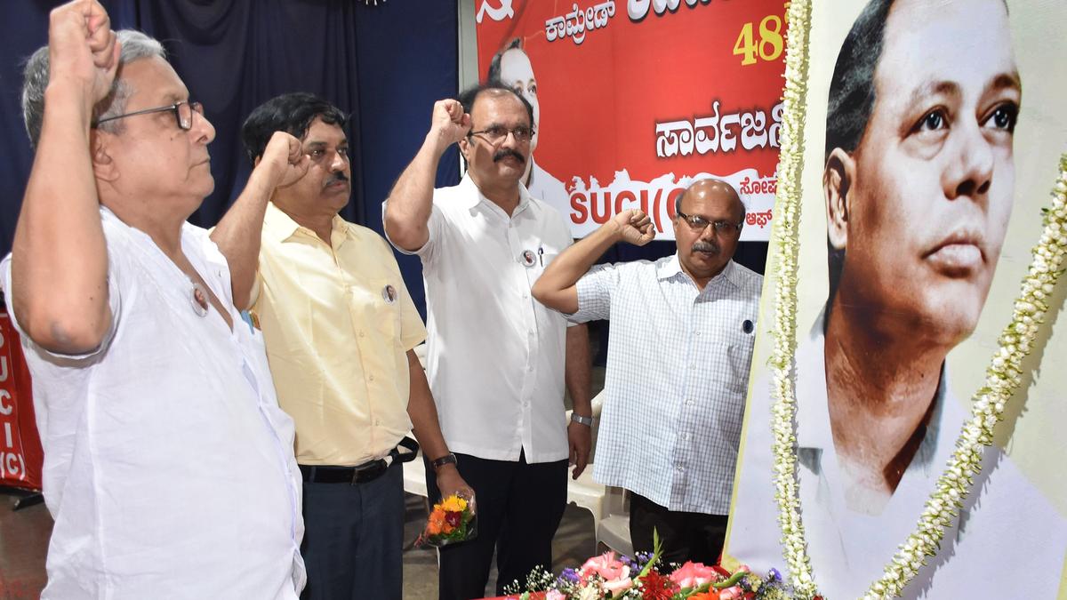 Tributes paid to SUCI founder-member - The Hindu