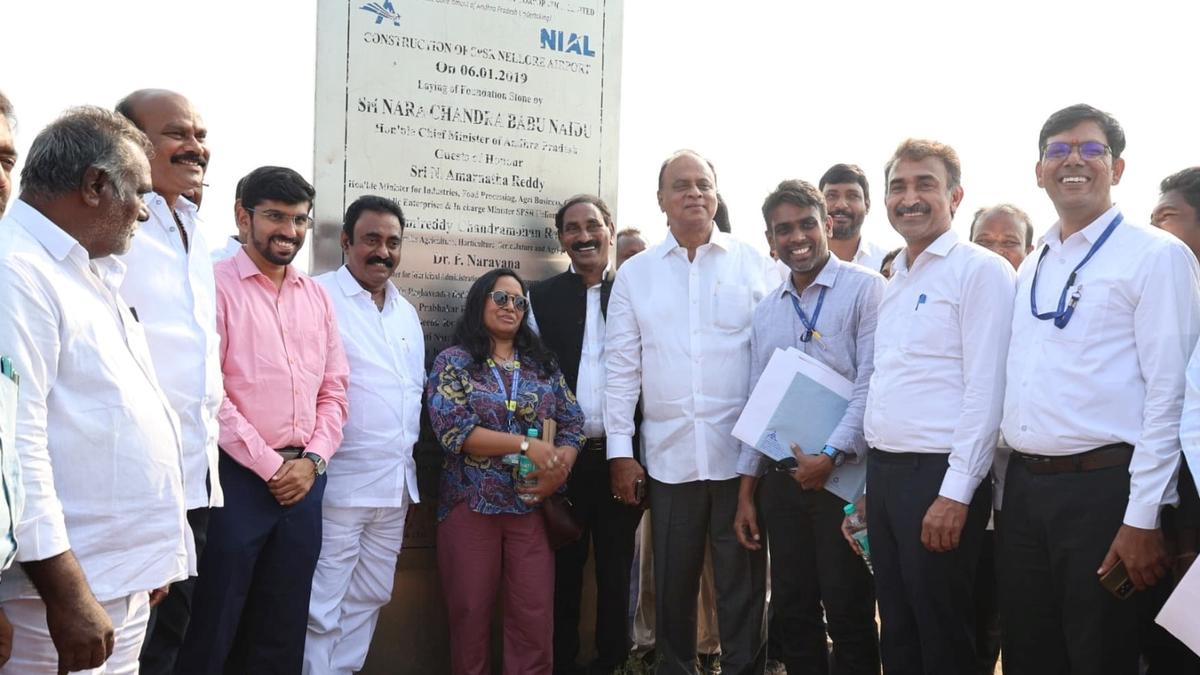 Dagadarthi airport will be ready by 2027, says Nellore MP - The Hindu