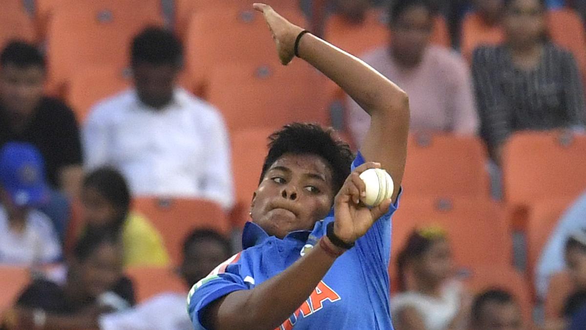 Kranti Goud provides cutting edge to the Indian attack - The Hindu