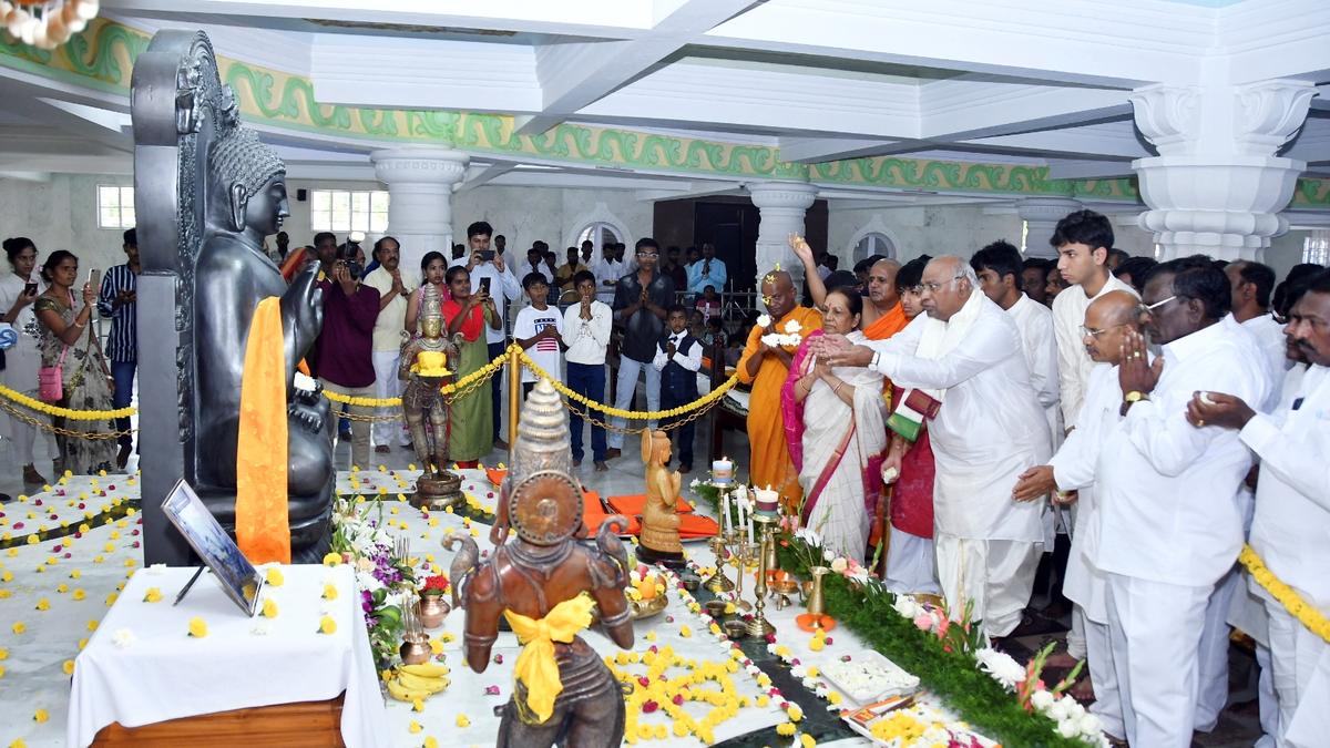 Kharge asks Hindutva proponents why they don’t accept Buddhist thought when they believe Buddha ...