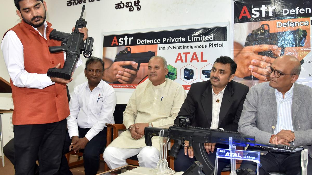 Young entrepreneur comes up with ‘Made in Hubballi’ pistol - The Hindu