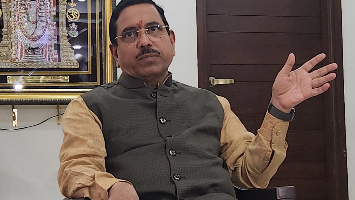 ₹100 cr. offer claim is only a ploy to divert attention from MUDA, Valmiki scams, says Joshi ...